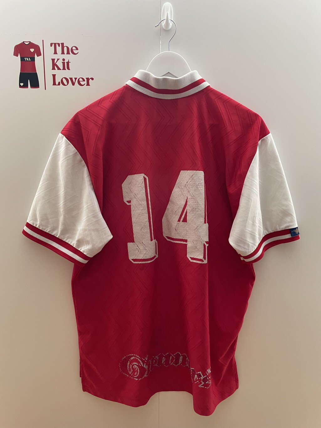 Arsenal Home Shirt 1996/98 #14 (Large)