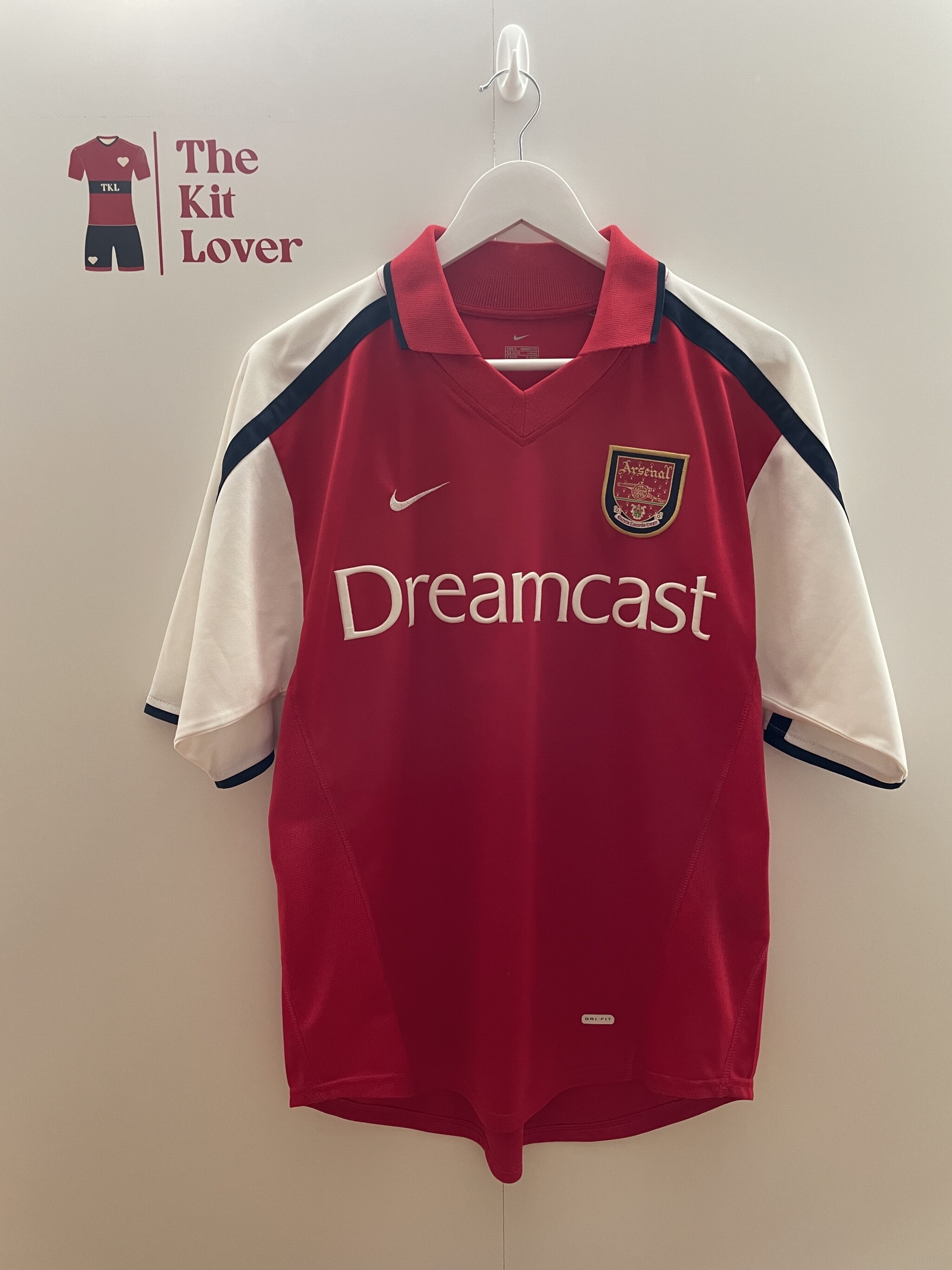 Arsenal Home Shirt 2000/02 (Small)