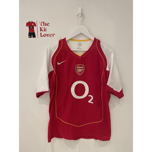 Arsenal Home Shirt 2004/05 (Medium)
